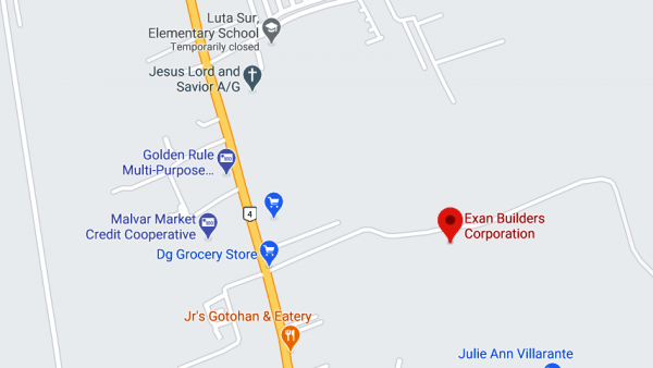 Location Map - EXAN Builders Corporation